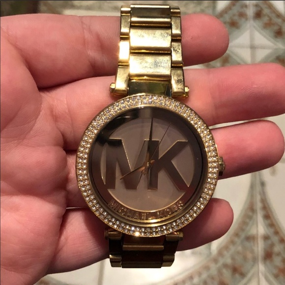 Michael Kors | Accessories | Gold Mk Michael Kors Watch | Poshmark
